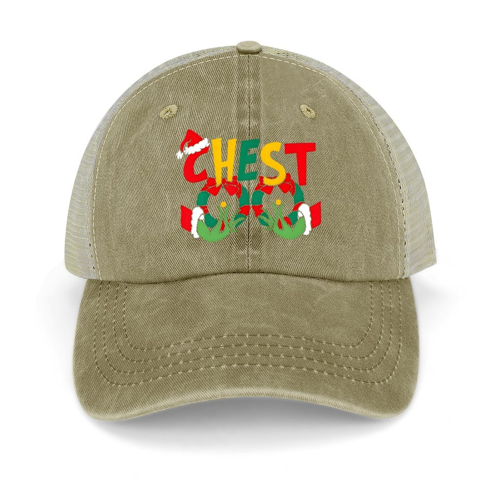 Chest Nuts Khaki Hat Adjustable Funny Fashion Unisex Baseball Cap for ...