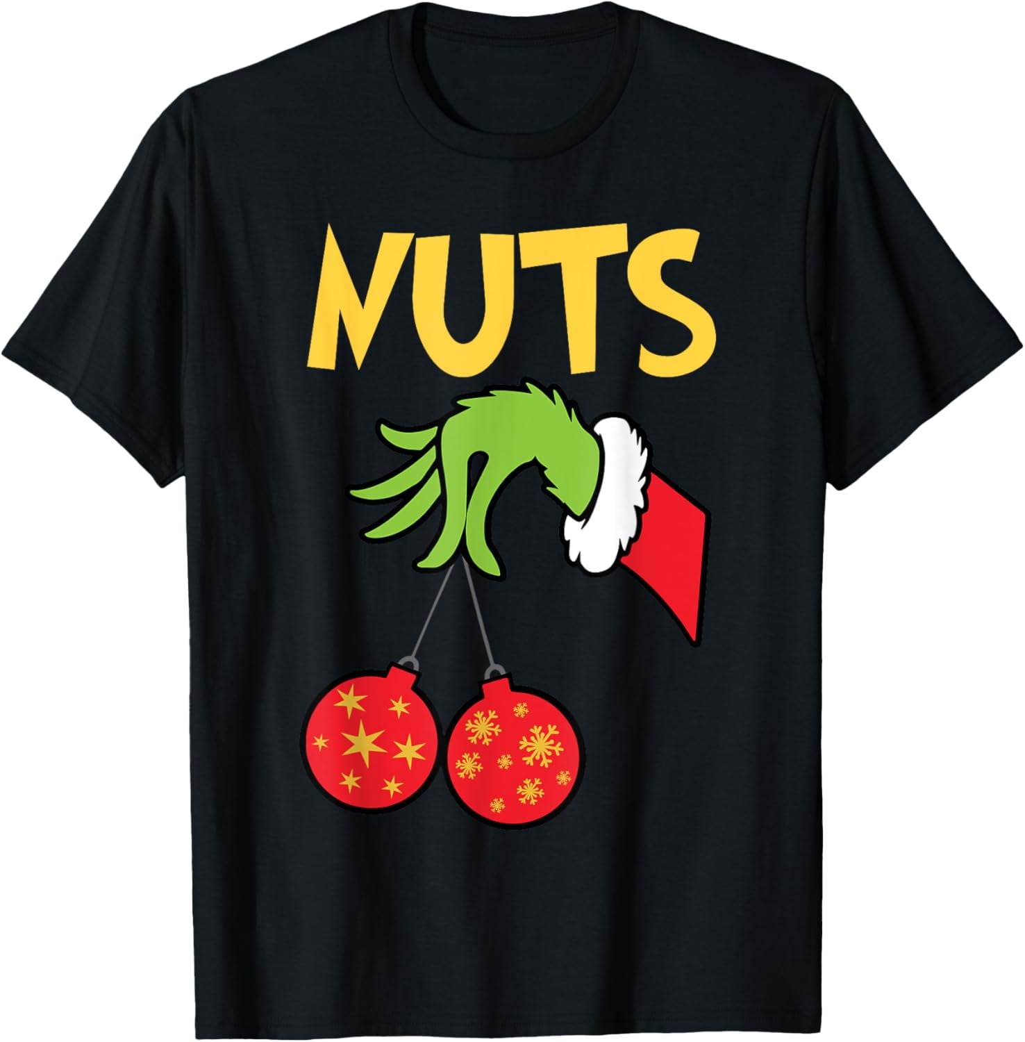 Chest Nuts Matching Chestnuts Funny Christmas Couples Nuts T-Shirt ...