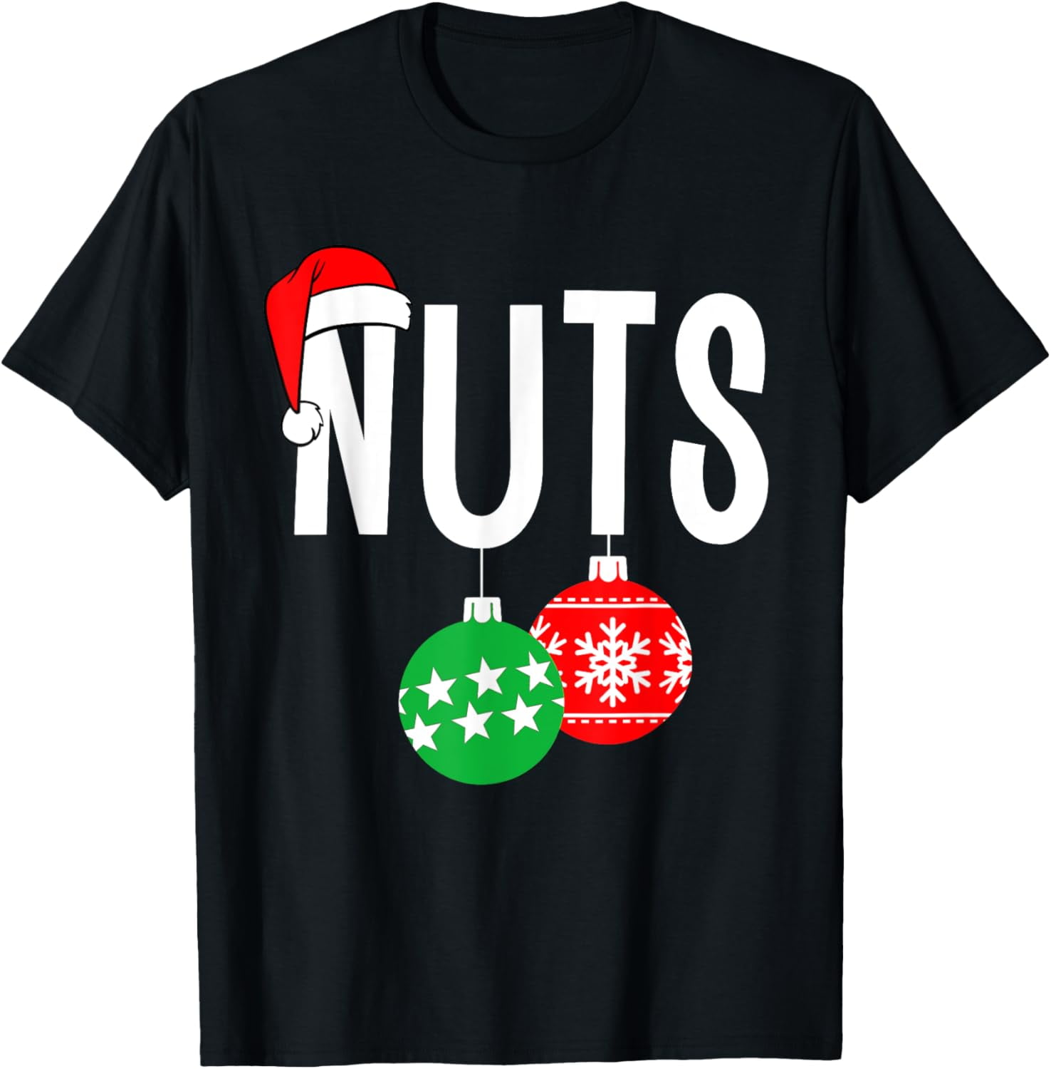 Chest Nuts Matching Chestnuts Funny Christmas Couples Nuts T-Shirt ...