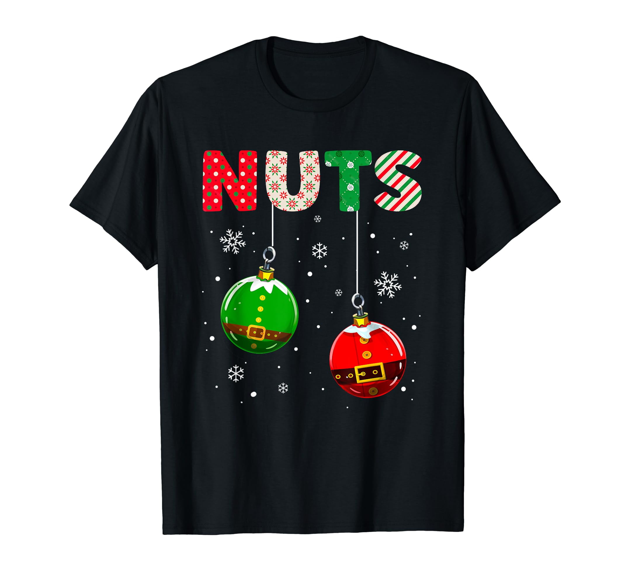 Chest Nuts Matching Chestnuts Funny Christmas Couples Nuts T-Shirt ...