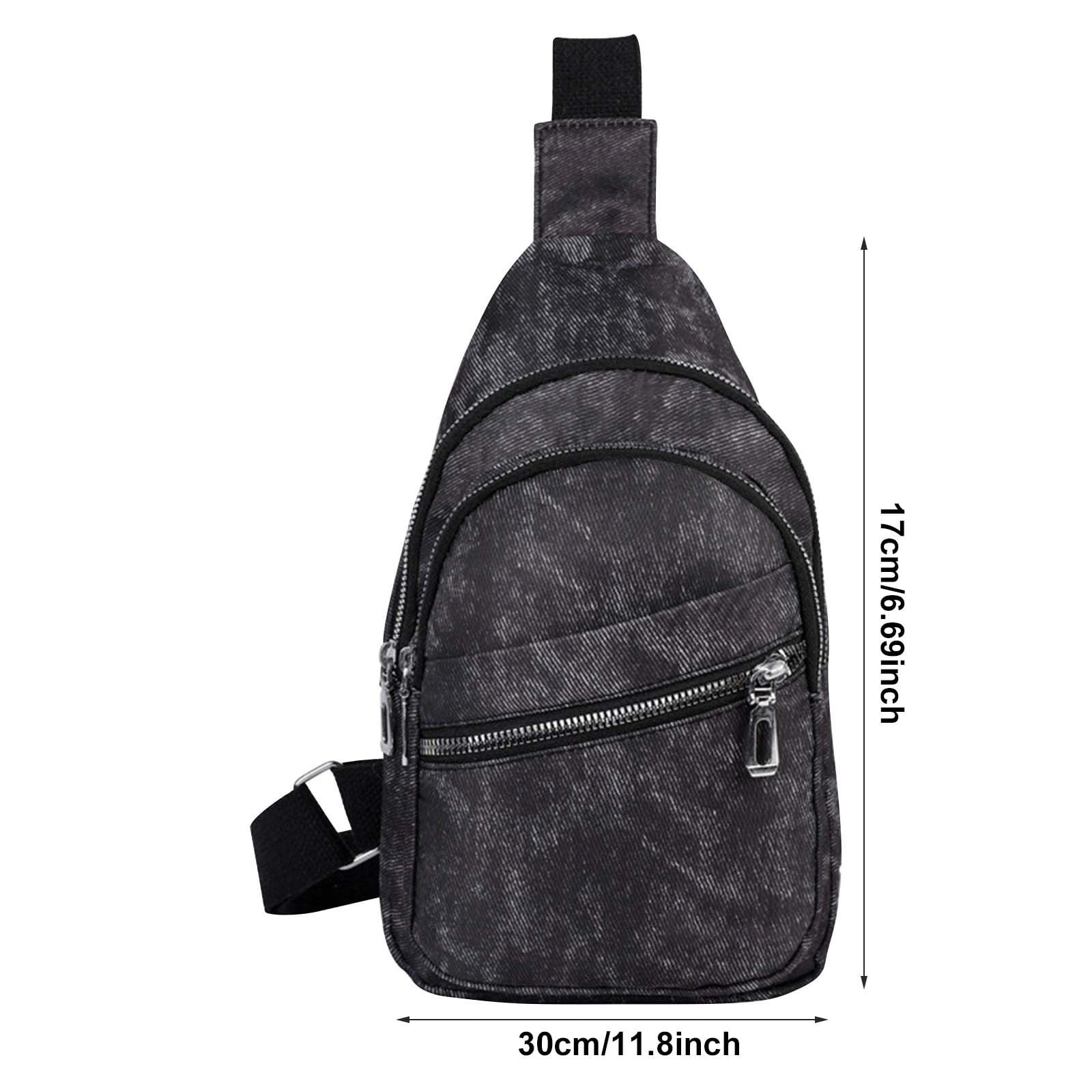 Chest Pack Crossbody Bag Sports Running Pack Lightweight Hands-Free ...