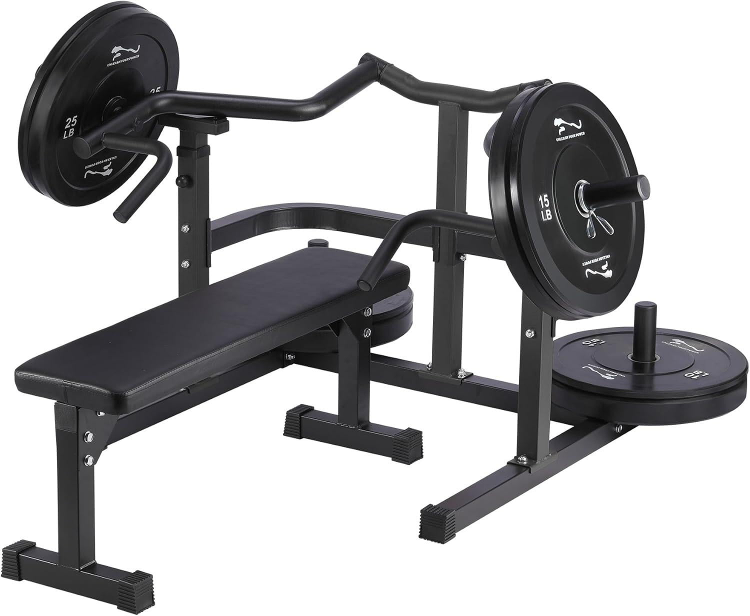 Chest Press Machine with Independent Converging Arms, 1050LBS Bench ...
