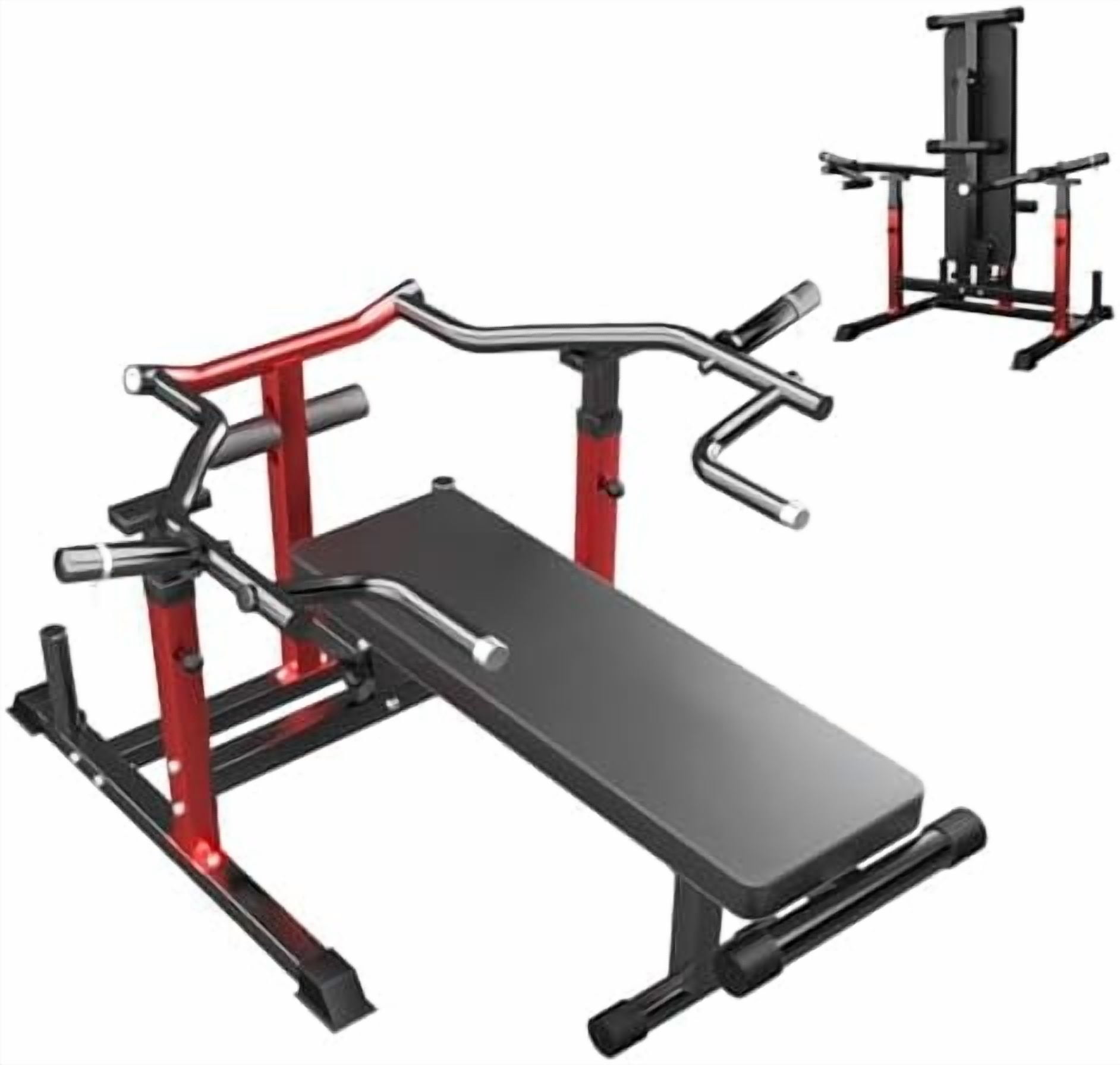 Chest Press Machine Upgraded, 1250LBS Foldable Bench Press Machine with ...