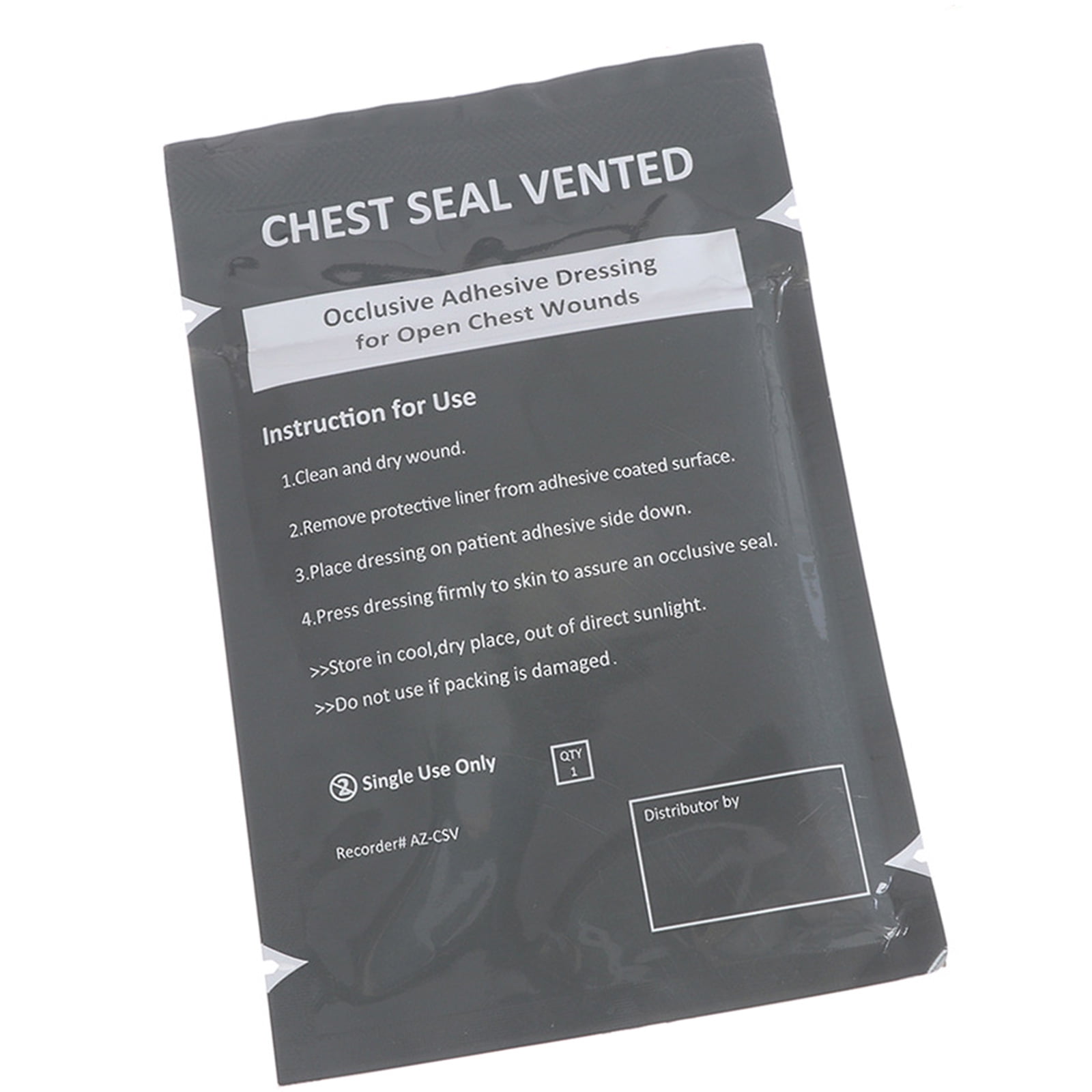 Chest Seal Vented Medically Patches Emergencies Trauma Sticker ...