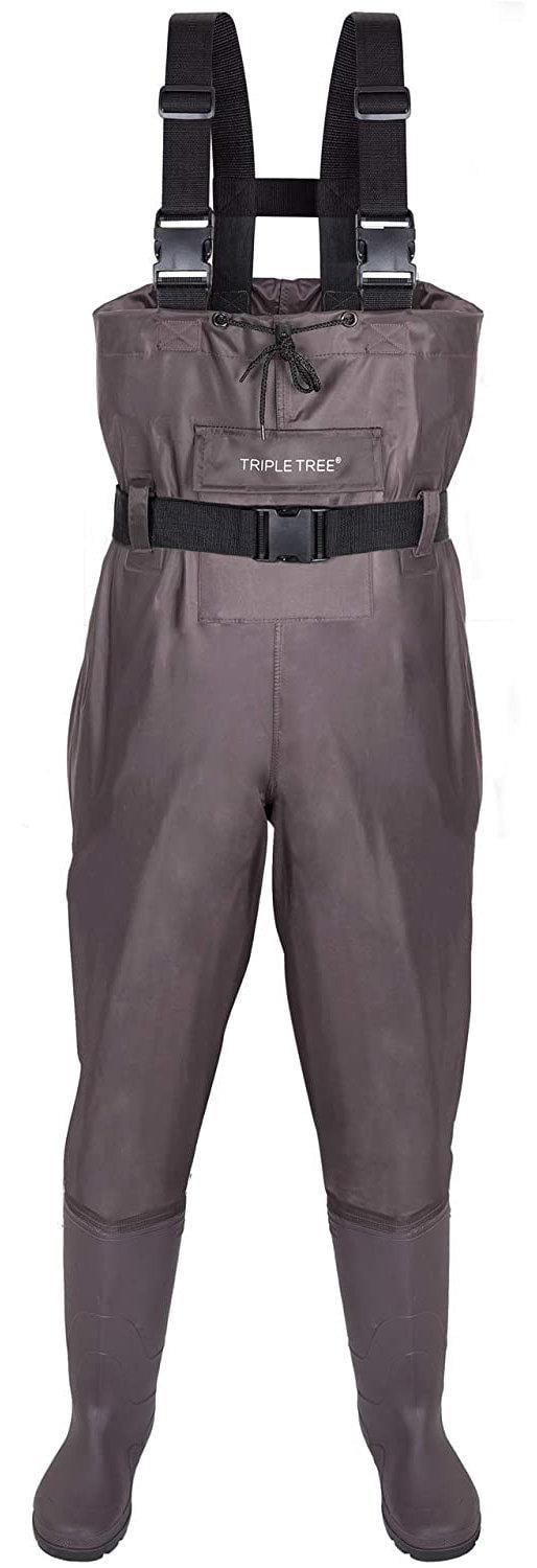 Chest Wader for Men and Women with Boots, Size 9-13 Two-Ply Design ...