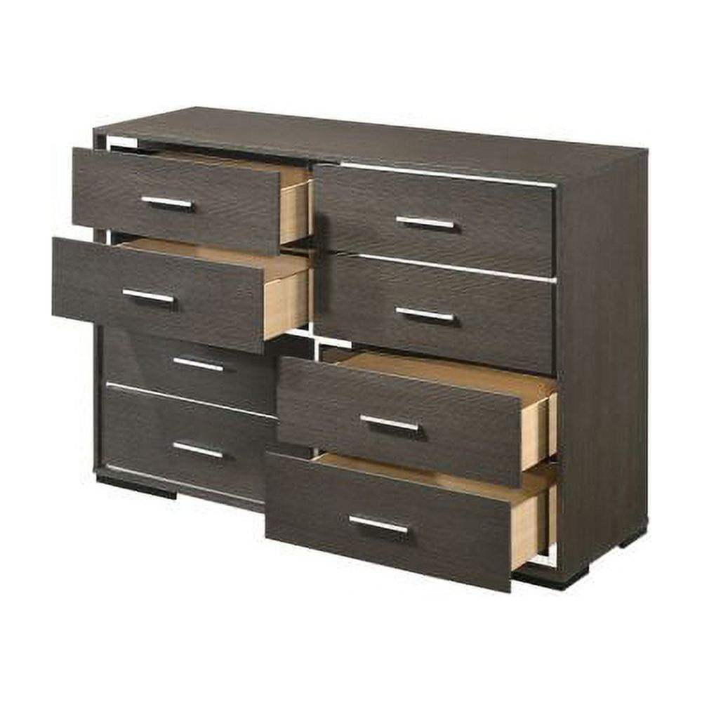 Chest with 8 Drawers, Wood Rustic Tall Chset of Drawers,Dressers ...