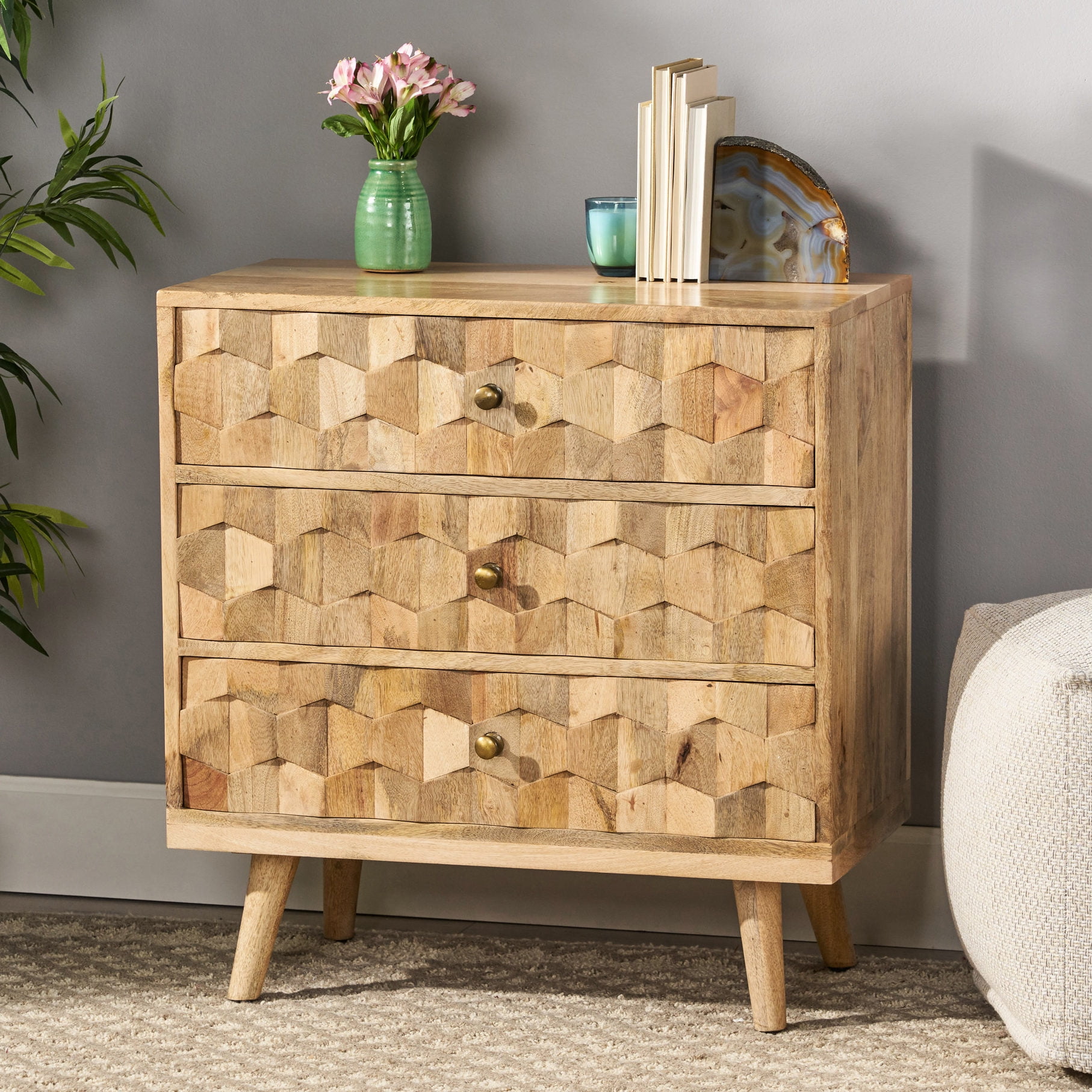 Chest with Splayed Legs+Stunning Wood Frame"-"Living Room+Enhance ...