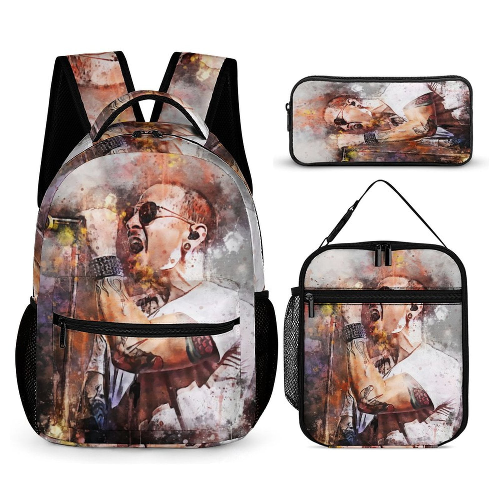Chester Bennington (4) Lightweight Laptop Travel Backpack For Adults ...