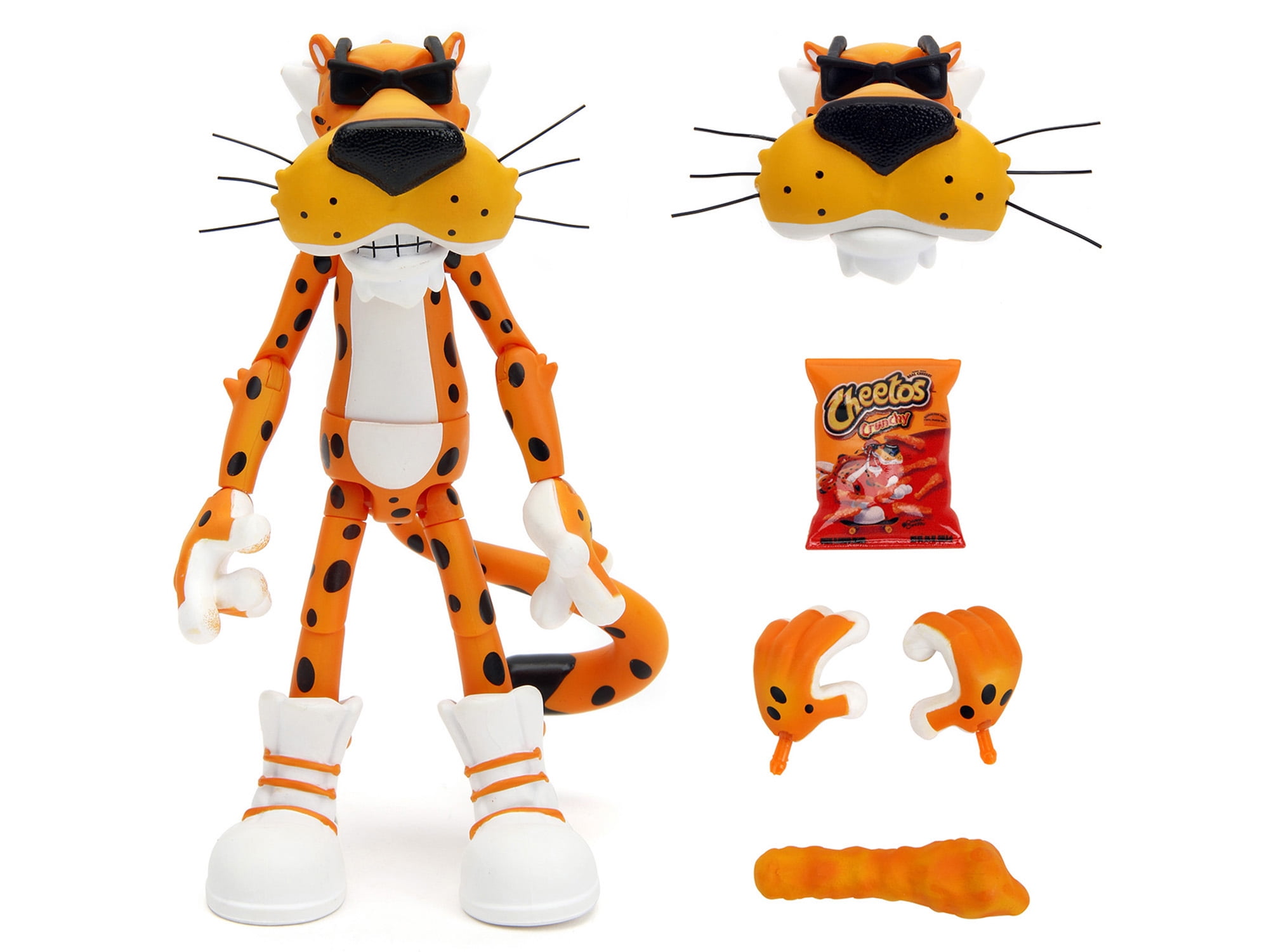 Chester Cheetah 5.5” Action Figure with Accessories Alternate Head ...