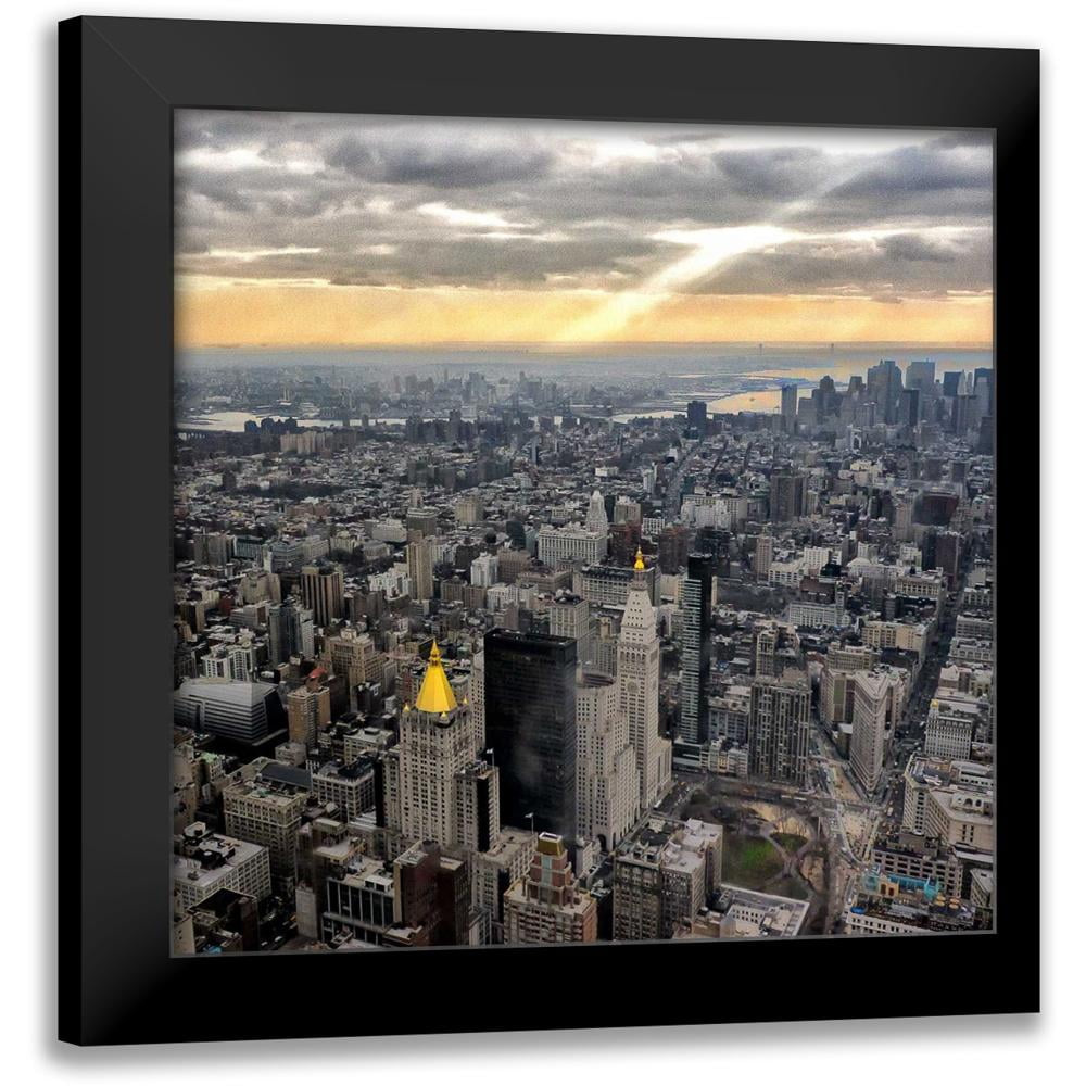 Chester, Colby 20x20 Black Modern Framed Museum Art Print Titled - Gold ...