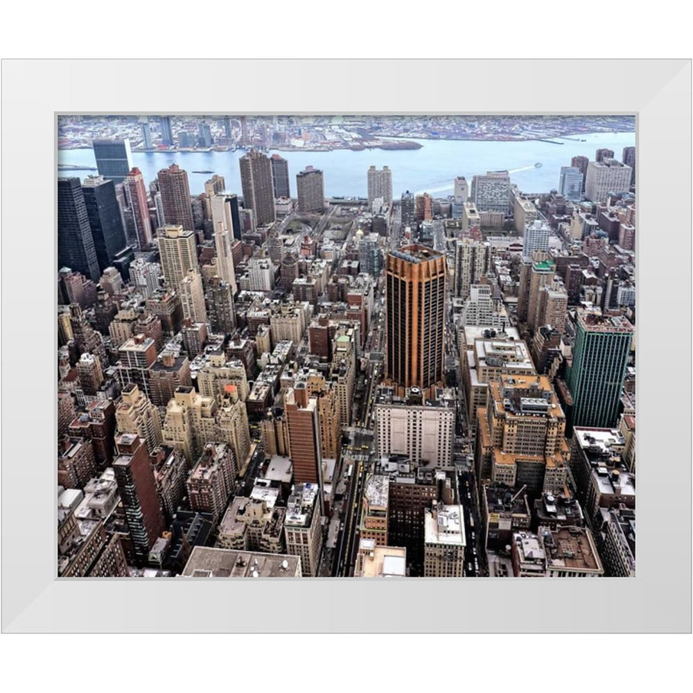 Chester, Colby 32x26 White Modern Wood Framed Museum Art Print Titled ...