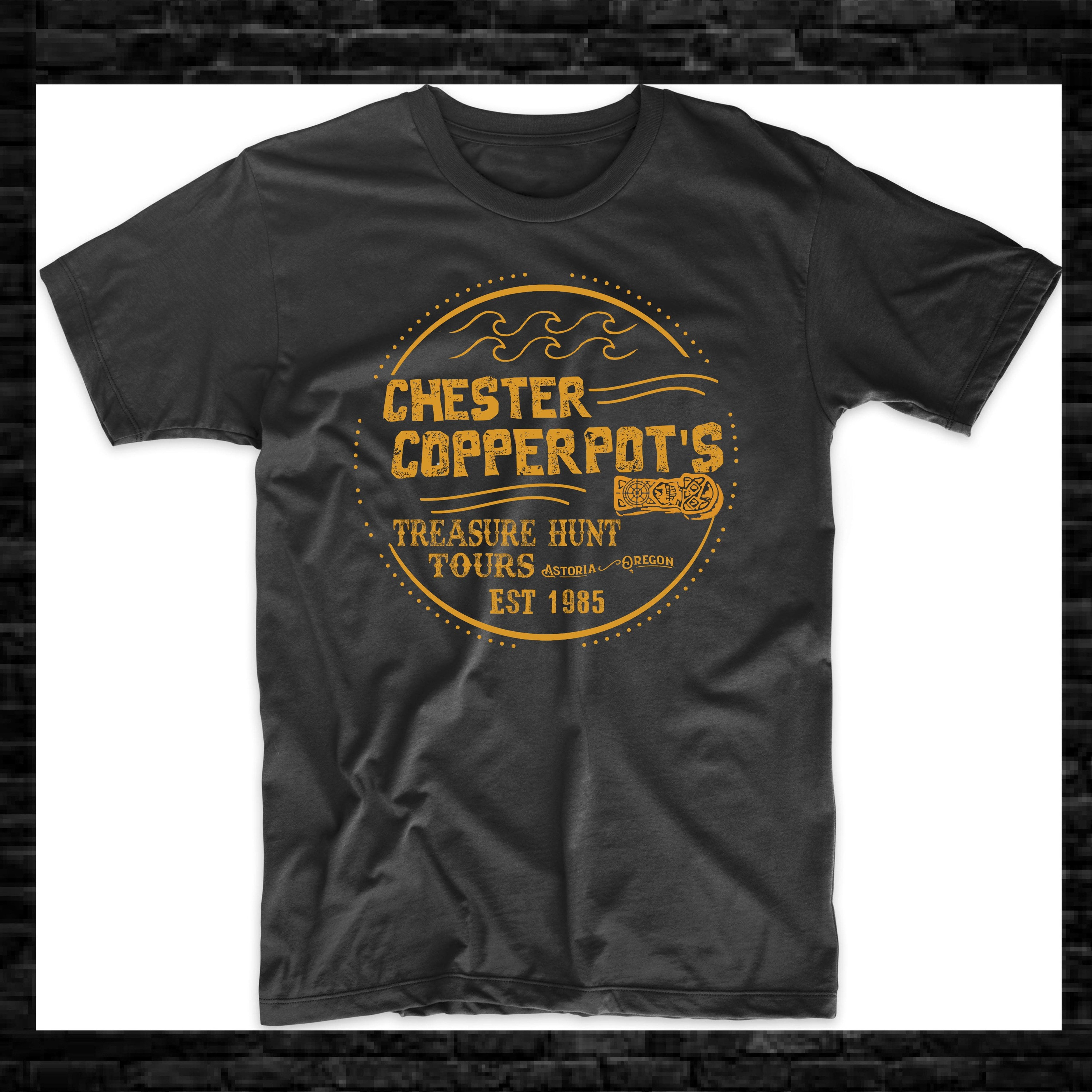 Chester Copperpot’s Treasure Hunt Funny Retro 80’s Tee - Walmart.com