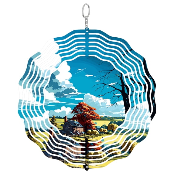 Chester County PA 3D Wind Spinner Laser Cut Metal Hanging Ornament ...