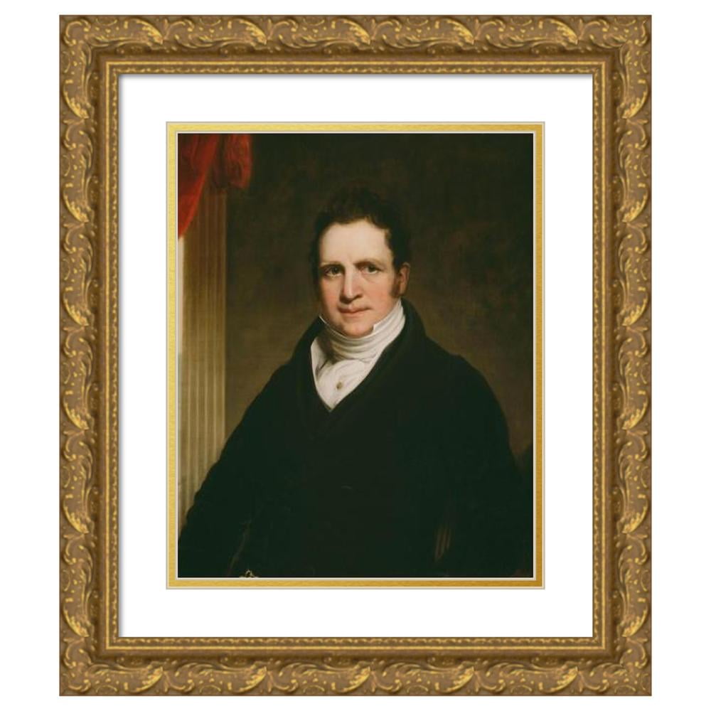 Chester Harding 15x18 Gold Ornate Wood Frame and Double Matted Museum ...