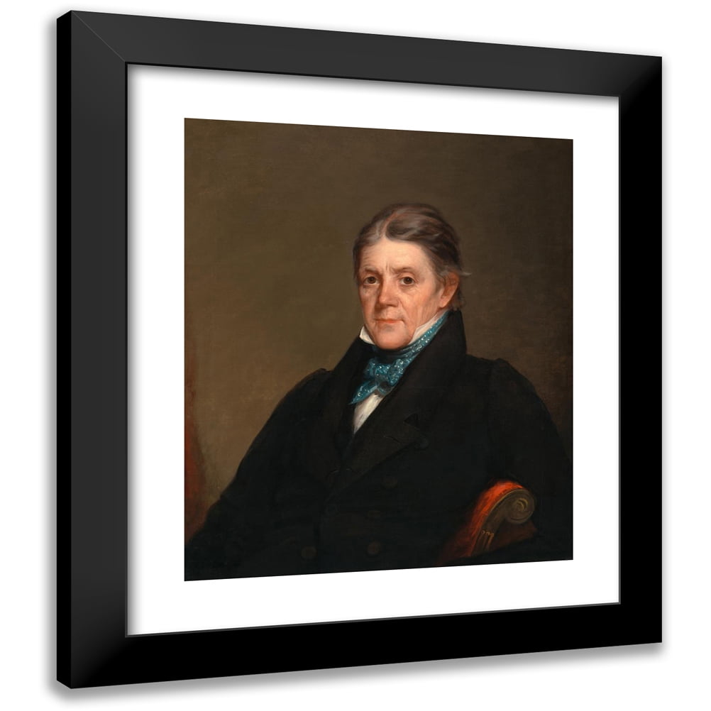 Chester Harding 20x23 Black Modern Framed Museum Art Print Titled - John Randolf of Roanoke ...