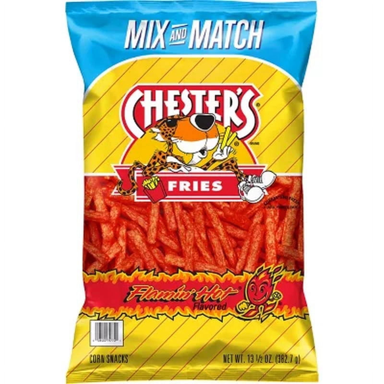 Chester'S Fries Flamin' Hot Corn & Potato Snacks, 13.5 Oz. - Walmart.com