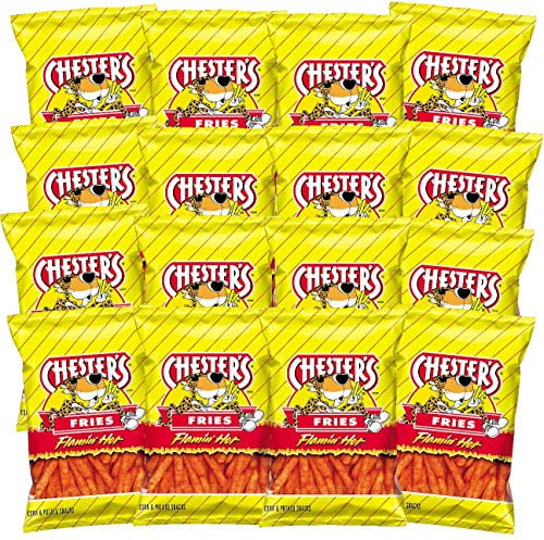 Chester's Individual Multi Bite Flamin' Hot Fries, 1.75oz Bags (Pack of ...
