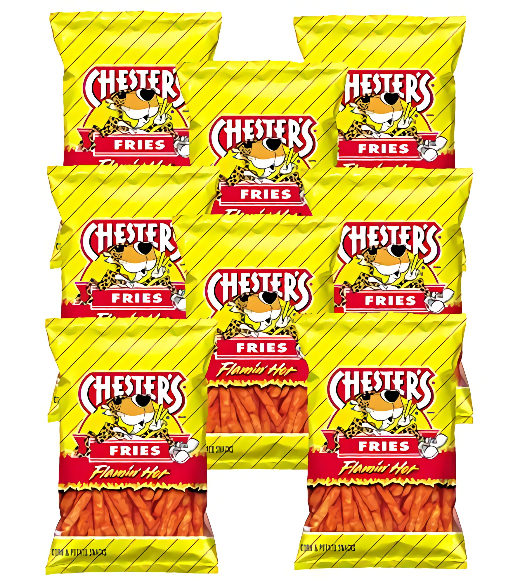 Chester's Flamin' Hot Fries, Individual Multi Chips, 1.75 oz bags (Pack ...