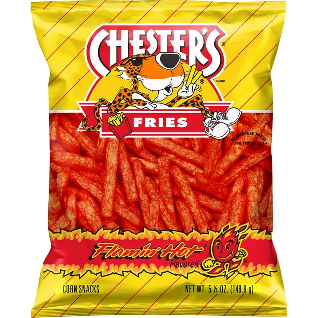 Chester's Flamin Hot Fries, 5.25oz Bag - Walmart.com