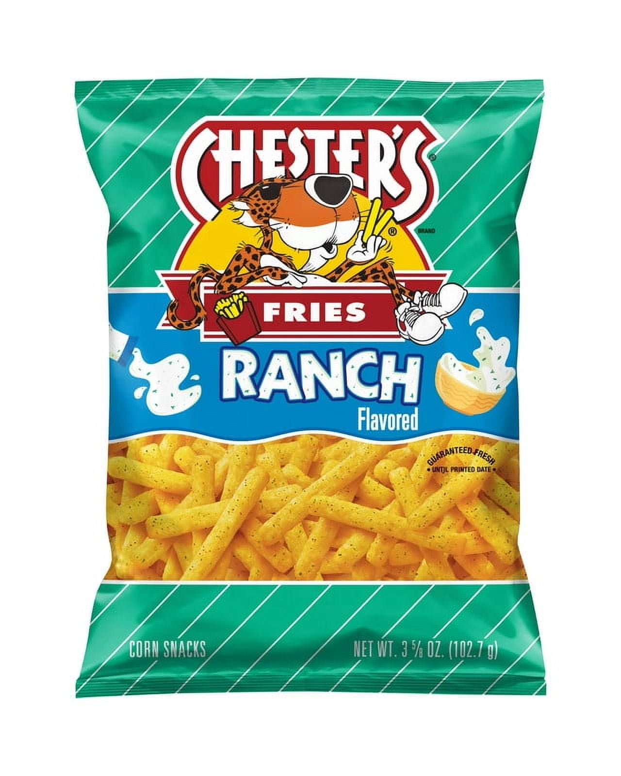 Chester's Fries Corn And Potato Snacks Ranch Flavored,(1PACK ...