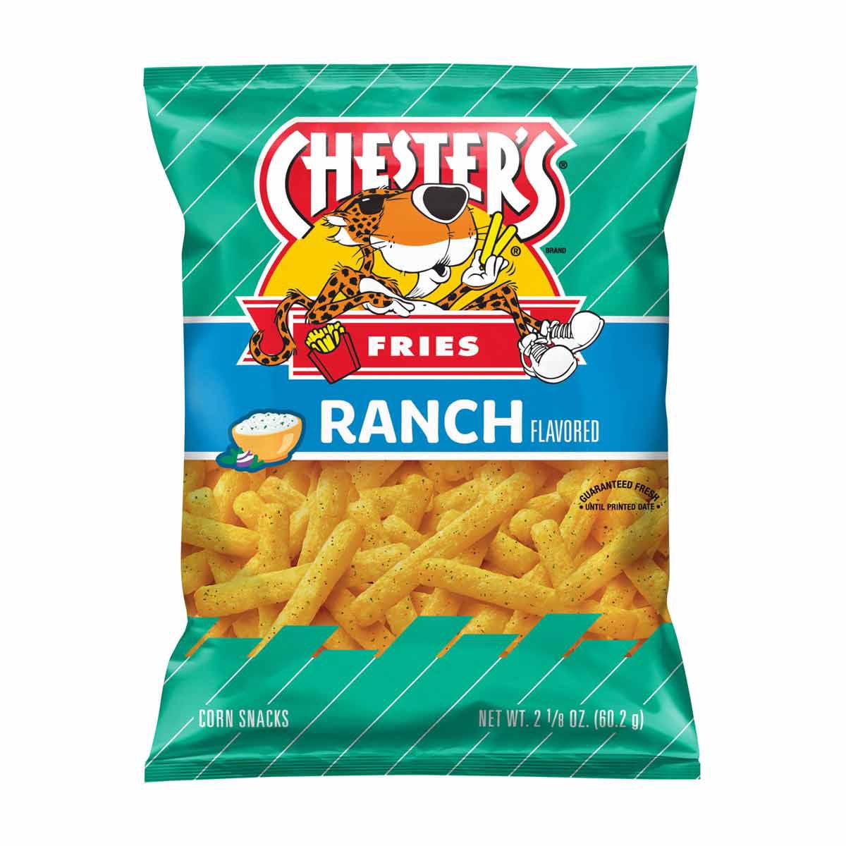 Chester's Fries Corn Snacks, Ranch Flavored, 2.125 oz - Walmart.com