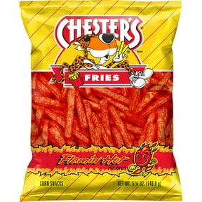 Chester's Cheddar Puffs, Butter Flavored Puffcorn, 3.25 oz Bag ...