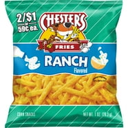 Chester's Ranch Flavor Fries, Cheesy Snack, Real Cheese Seasoning, 5 ...