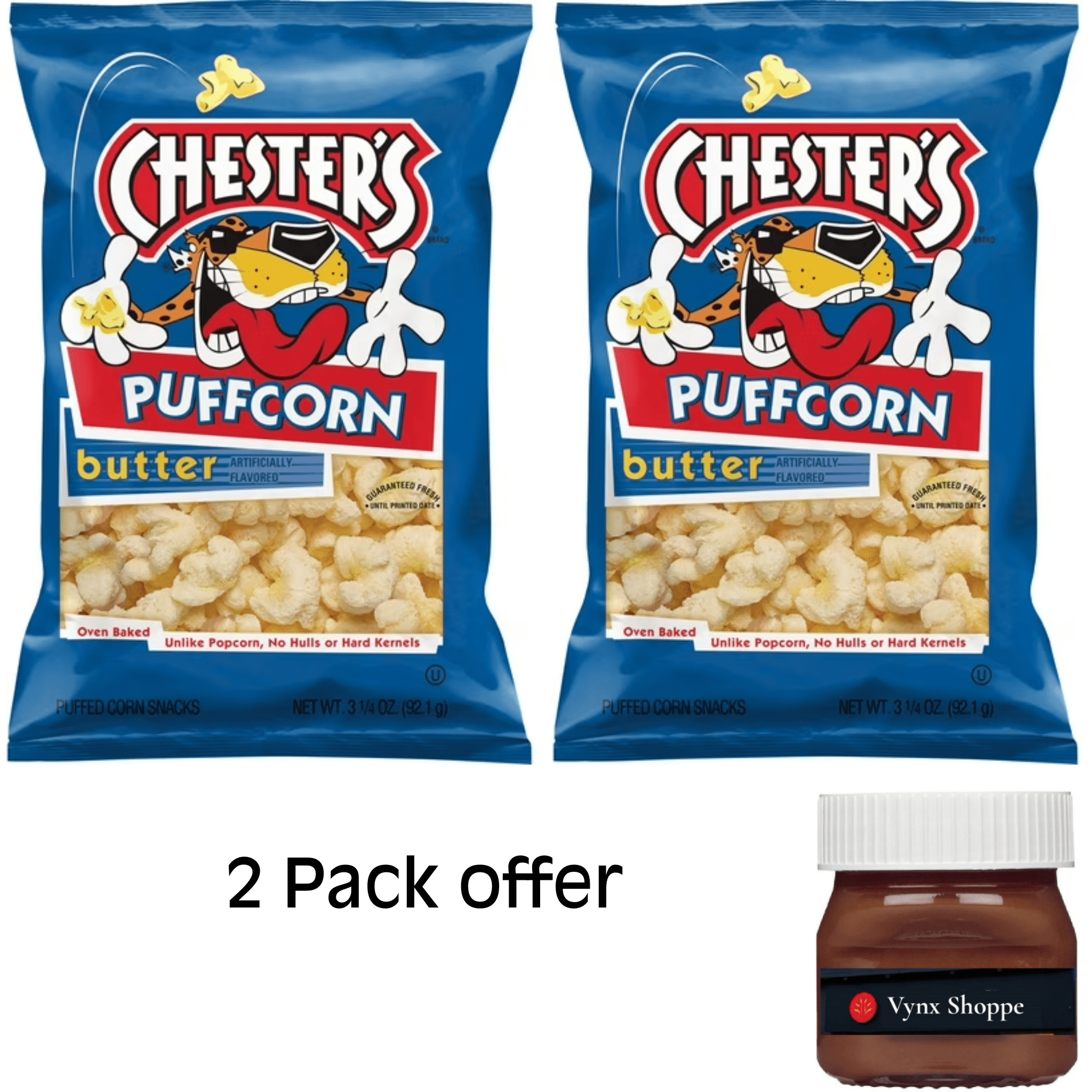 Chester's Puffcorn Butter, 3.25oz - Walmart.com