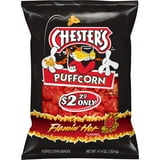 Chester's Bold Puffcorn, Perfect Pop, Cheesy, Flamin' Hot Flavor, 4.25 ...