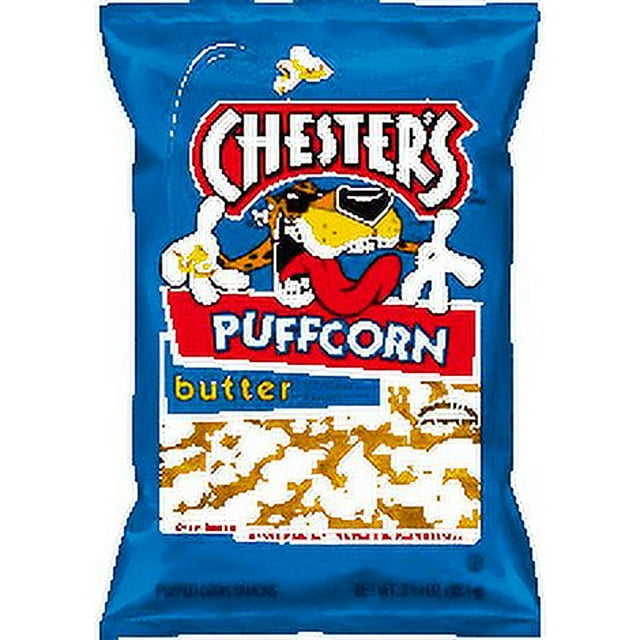 Chester's Original Puffs Flavor Butter Puffcorn Snack, 3.25 oz (6 Pack ...