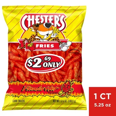 Chester’s Fries Flamin' Hot - 12oz - Walmart.com