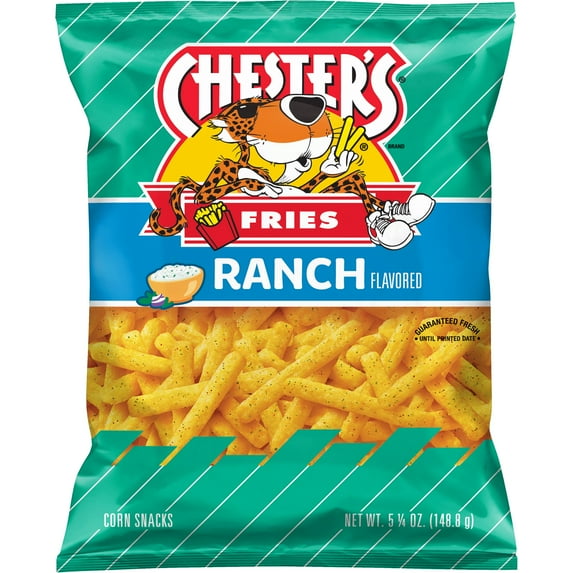 Chester's Ranch Flavor Fries, Cheesy Snack, Real Cheese Seasoning, 5 ...