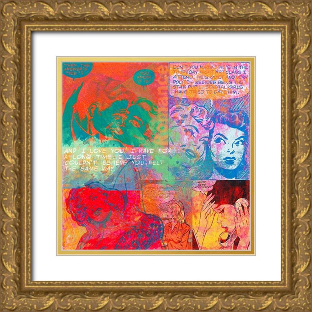 Chestier, Eric 20x20 Gold Ornate Wood Framed with Double Matting Museum ...