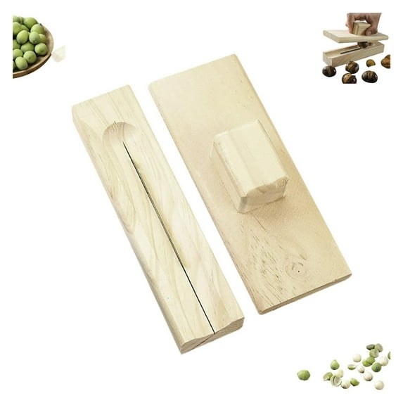 Chestnut Cutter, Wooden Chestnut Opener, Manual Chestnuts Cracker Tool ...