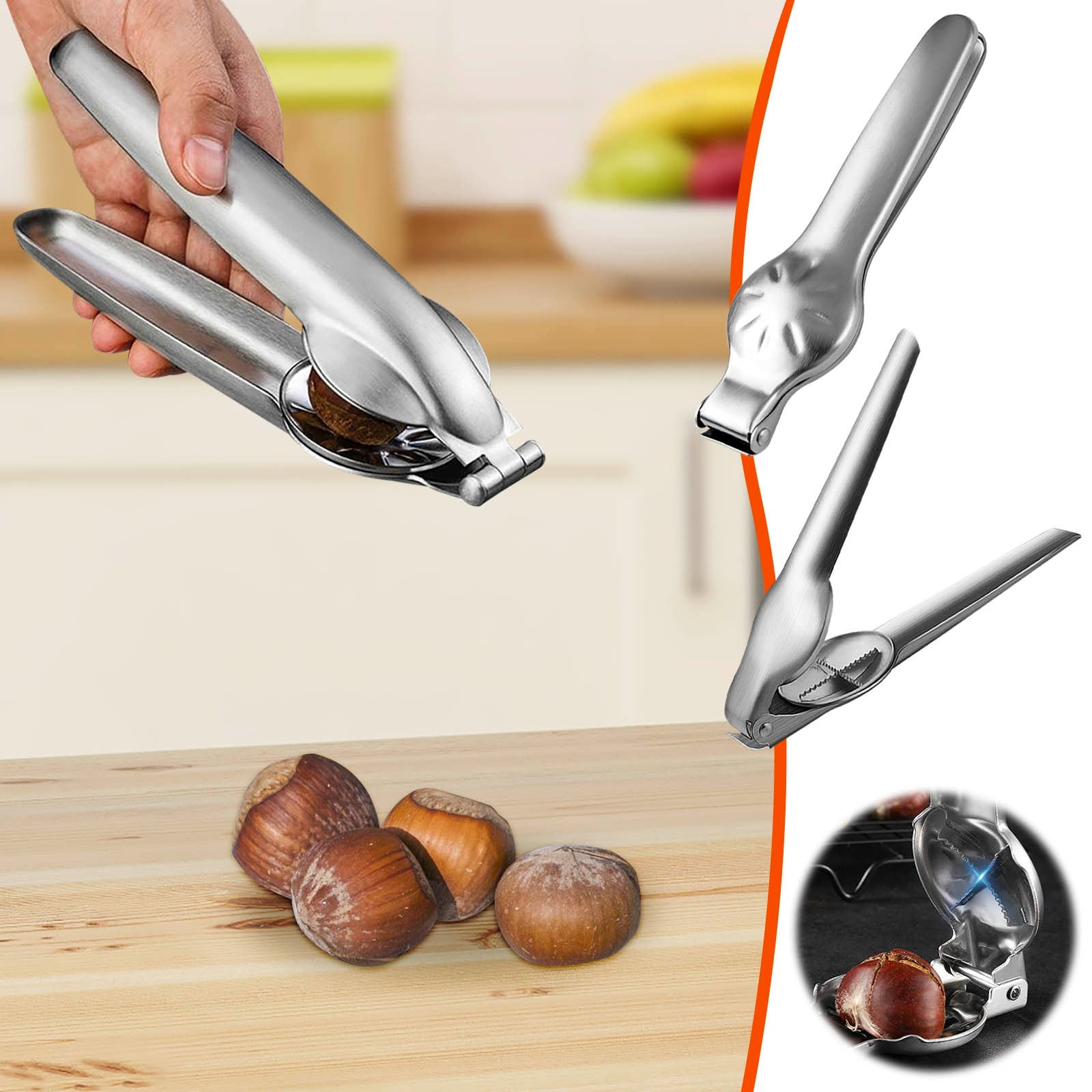 New Release, Chestnut Peeler and Sheller Tool Efficient Opener for ...