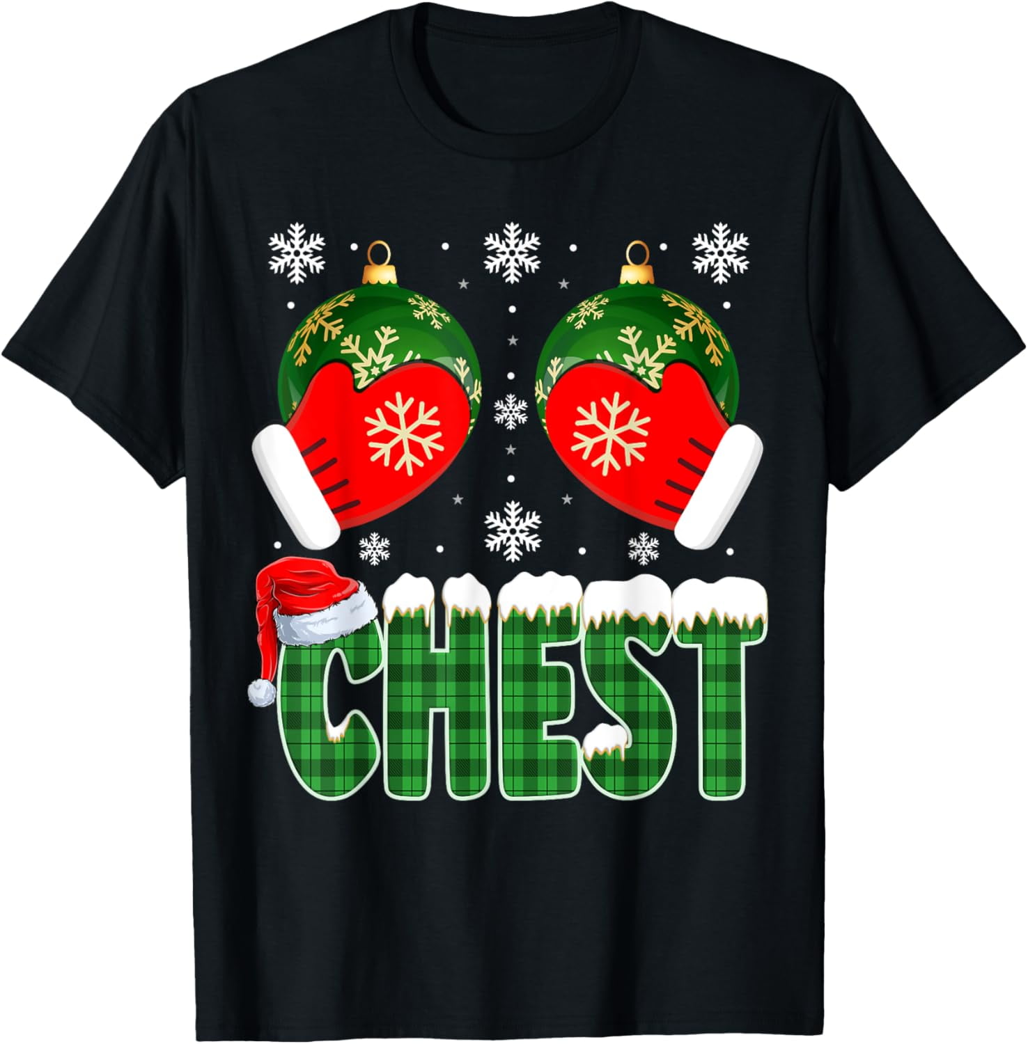 Chestnuts Matching Family Funny Chest Nuts Christmas Couples T-Shirt ...