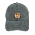Chestnuts Roasting On An Open Fire Gray Hat Adjustable Funny Fashion ...