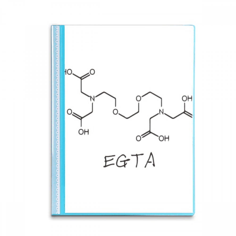 Chestry EGTA Checal Structural Formula Book Sheet Protectors Portfolio ...