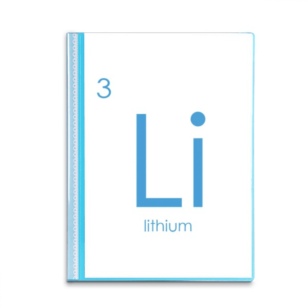 Chestry Elements Period Table Alkali Metal Lithium Li Book Sheet ...