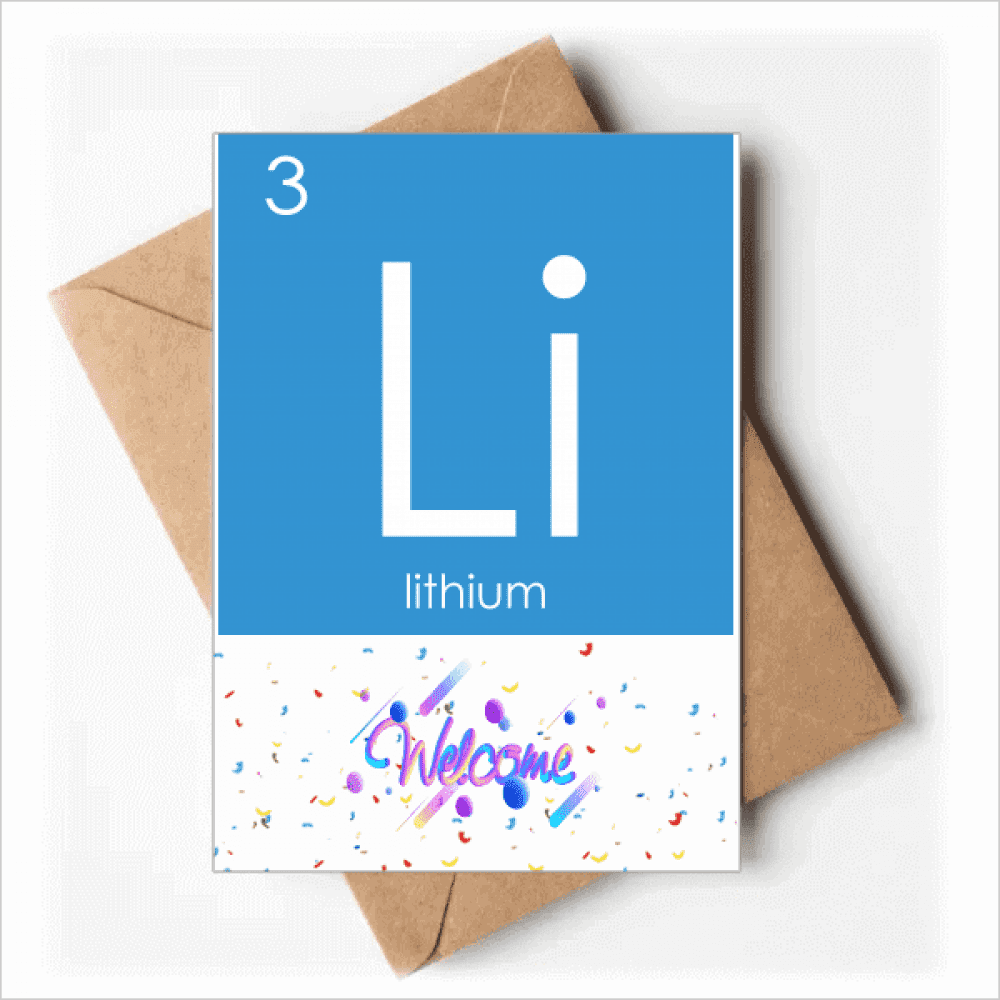 Chestry Elements Period Table Alkali Metal Lithium Li Welcome Back ...