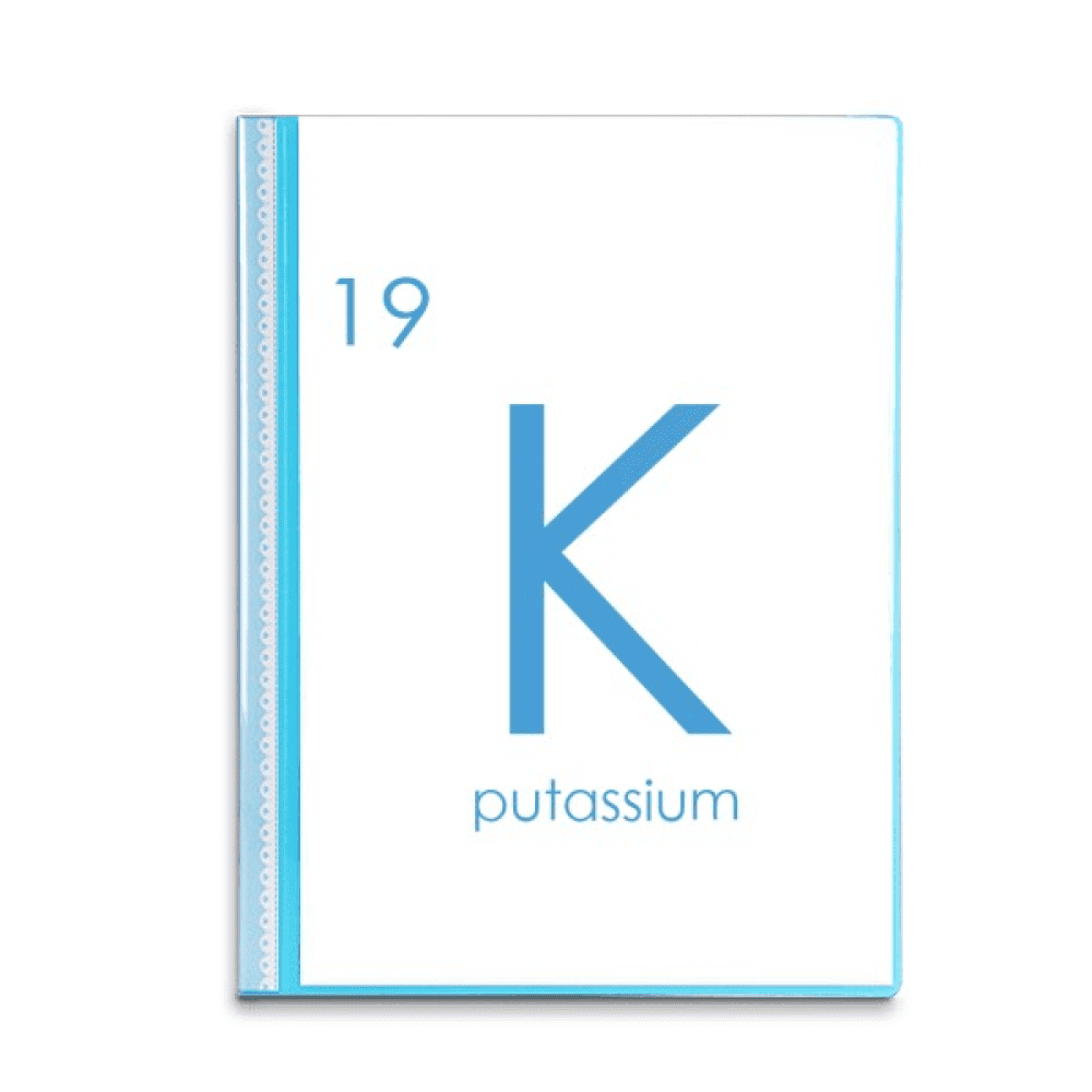 Chestry Elements Period Table Alkali Metal Potassium K Book Sheet ...