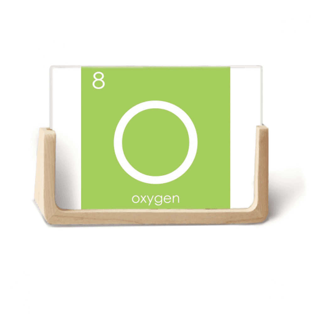 Chestry Elements Period Table Chalcogens Element Oxygen O Photo Wooden ...