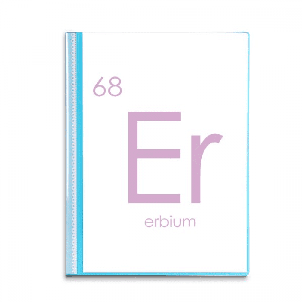 Chestry Elements Period Table Lanthanide Erbium Er Book Sheet Protectors Portfolio Binder Folder ...