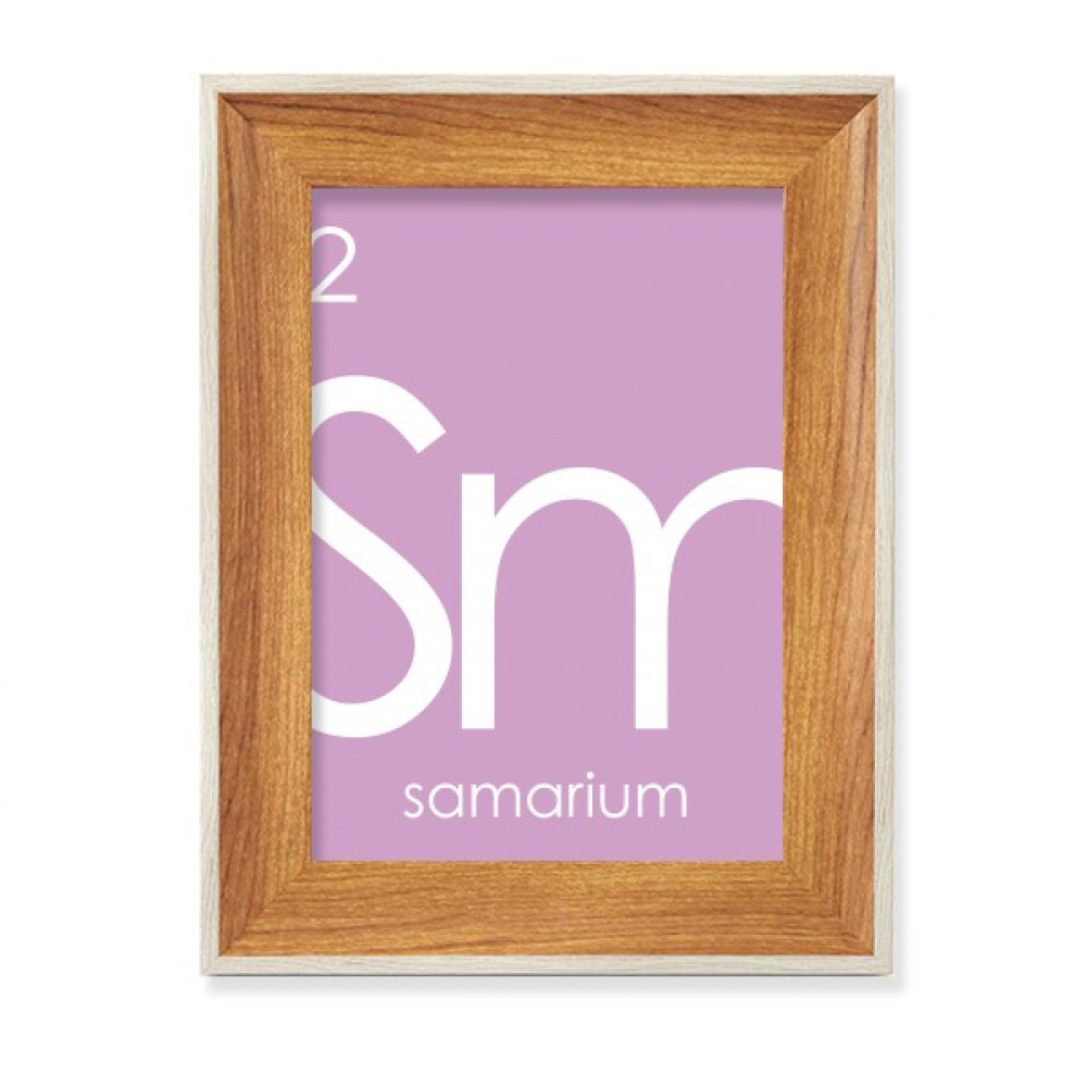 Chestry Elements Period Table Lanthanide Samarium Sm Desktop Wooden ...