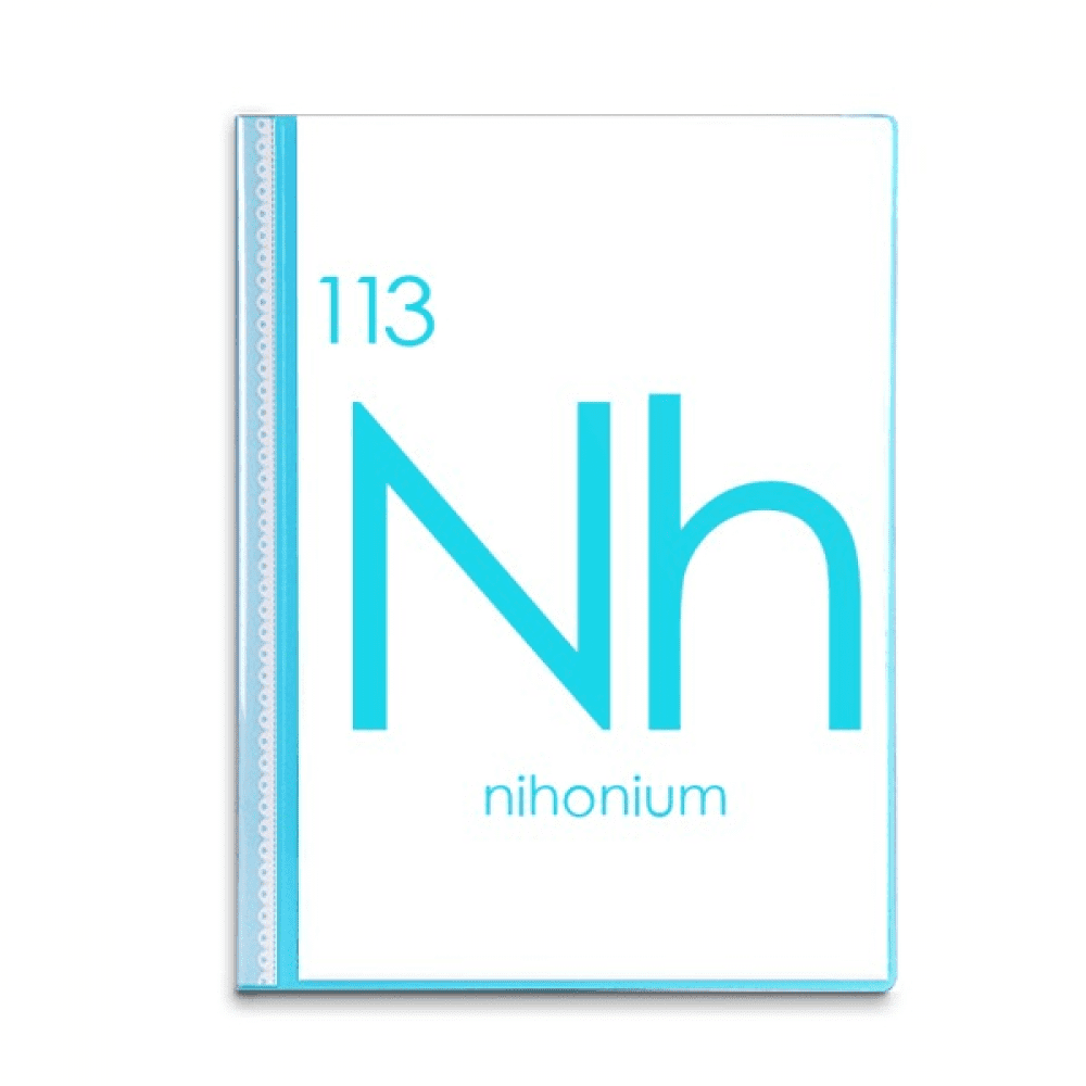 Chestry Elements Period Table Poor Metals Nihonium Nh Book Sheet ...