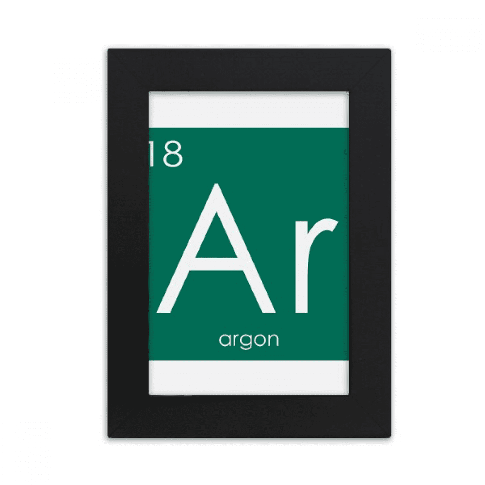 Chestry Elements Period Table Rare Gas Argon Ar Desktop Photo Frame ...
