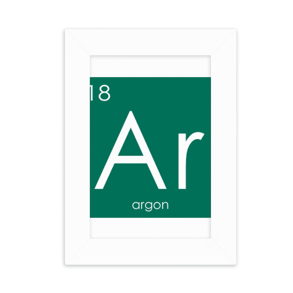 Chestry Elements Period Table Rare Gas Argon Ar Desktop Photo Frame ...