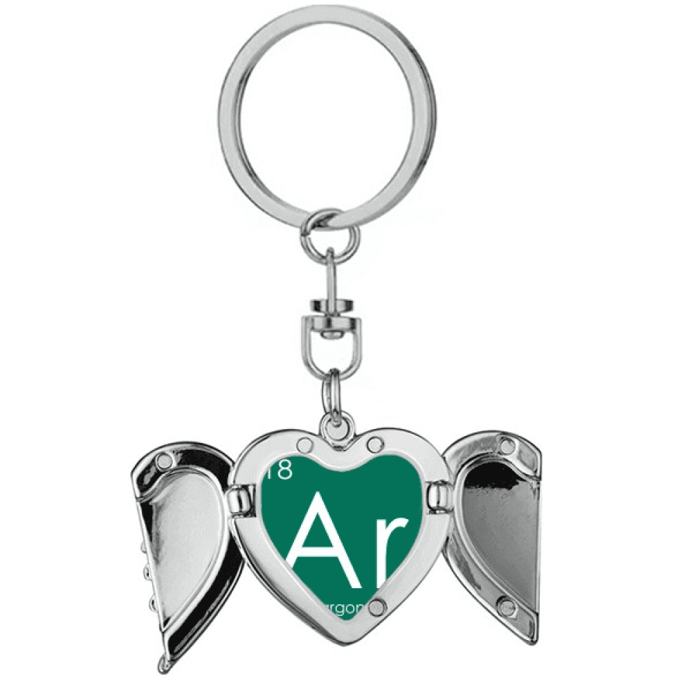 Chestry Elements Period Table Rare Gas Argon Ar Heart Angel Wing Key ...