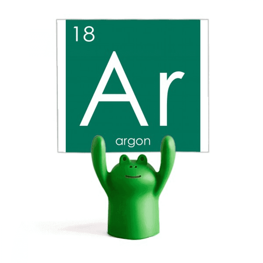 Chestry Elements Period Table Rare Gas Argon Ar Memo Holder Cartoon ...