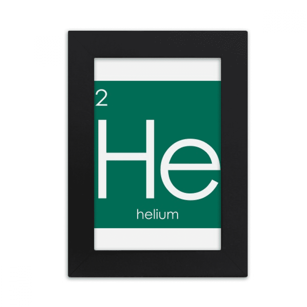 Chestry Elements Period Table Rare Gas Helium He Desktop Photo Frame ...